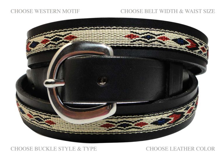 Native American Motif Belt - Ploughman's Saddlery & Belts